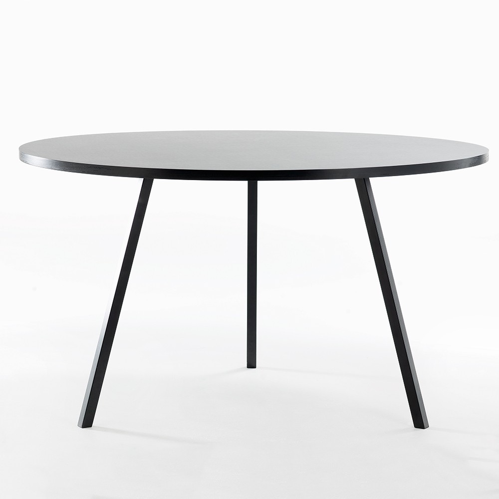 Mesa redonda Loop Stand Round Hay. Mesa de diseño elegante y moderno.