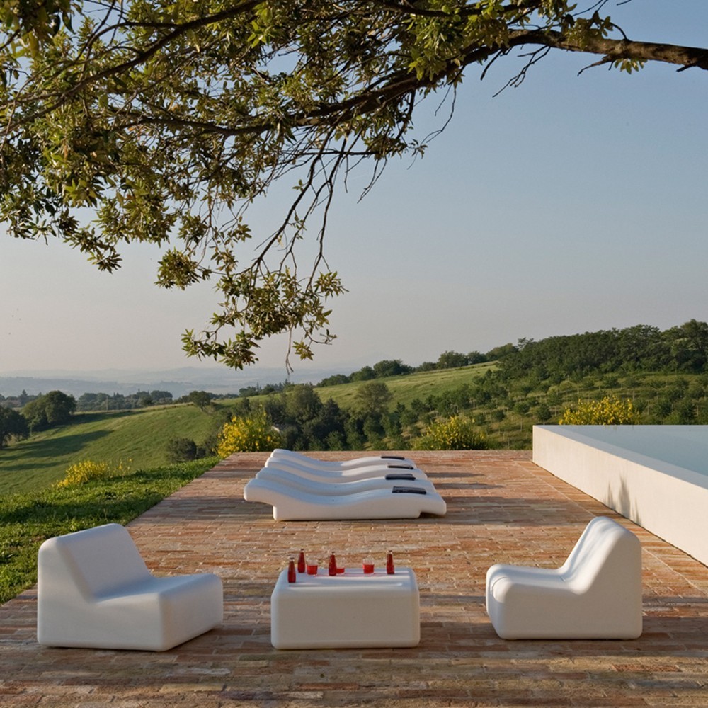 Mesa Butaca de terraza 356 para exterior de Gandia Blasco