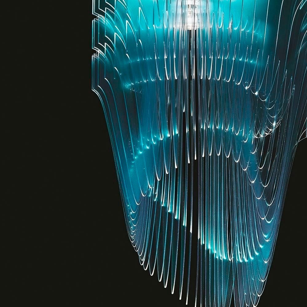 Lámpara suspensión Avia Edition Slamp. Diseño arquitectónico de luz.