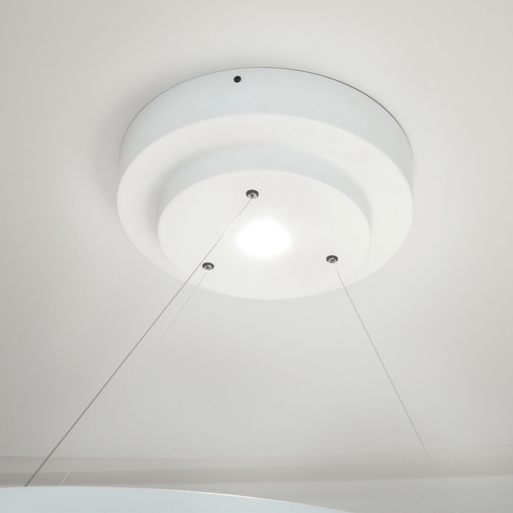 Lámpara suspensión Eclisse de Contardi con anillos LED y diseño moderno ...