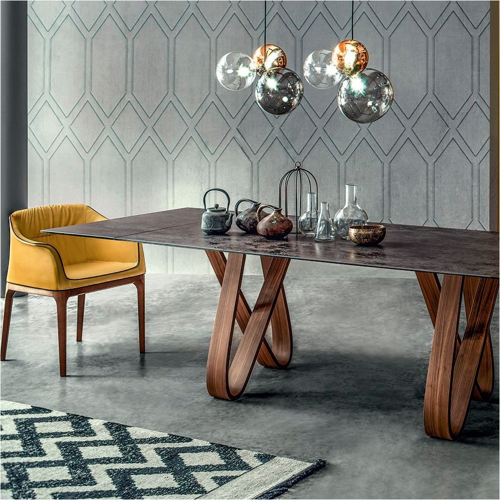 Mesa Butterfly extensible cerámica de Tonin casa. Muebles modernos de ...