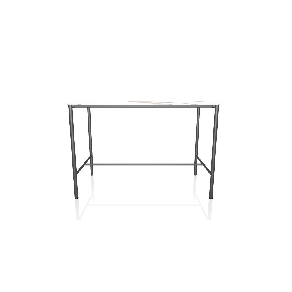 Mesa Moon Rectangular Alta de Bontempi. Catálogo de mesas de diseño ...