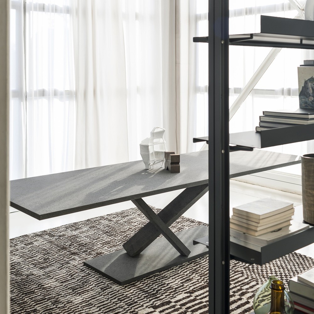 Mesa Element rectangular fija Desalto. Mesas modernas para interiores.