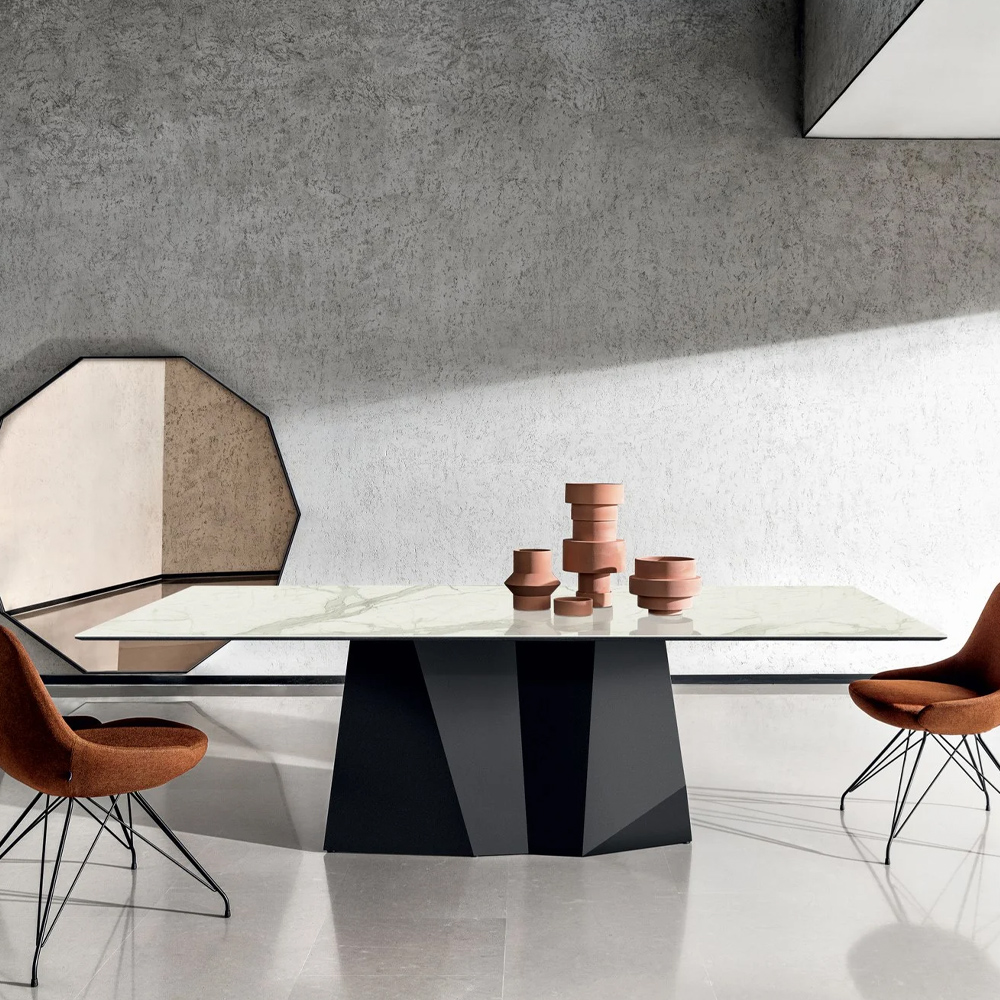 Mesa GranDeod rectangular cerámica Sovet Italia. Mesa moderna ideal ...