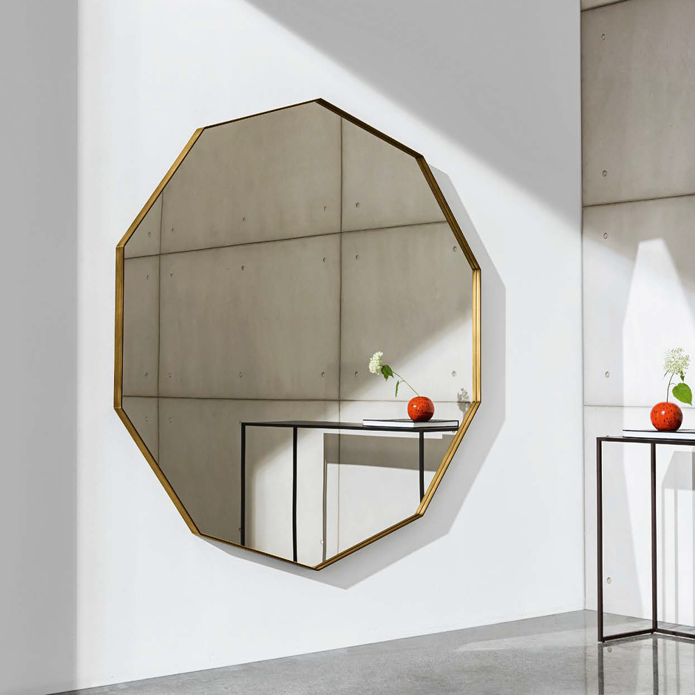 Espejo Visual decagonal Sovet. Espejos de diseño modernos para pared.