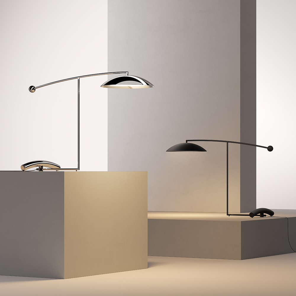 Lámpara sobremesa Orbit Lumen Center. Tienda online lamparas modernas.