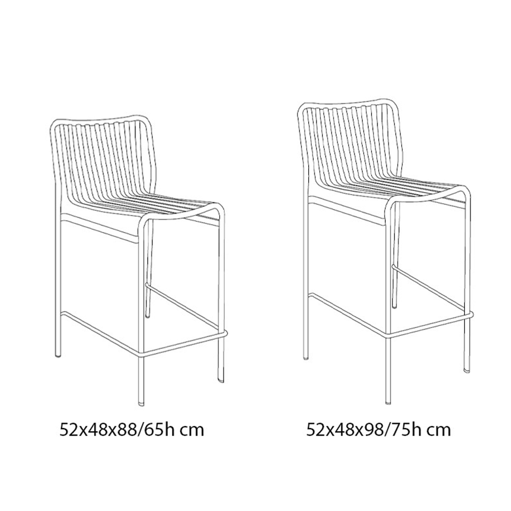 Taburete Street Outdoor de Ingenia. Taburetes de diseño. Taburetes de ...