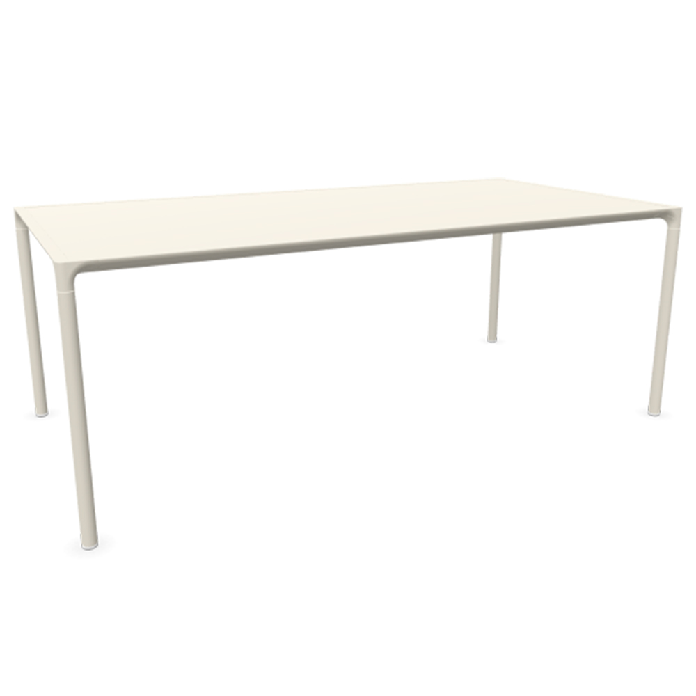Mesa rectangular Terramare de diseño moderno y elegante de Emu.
