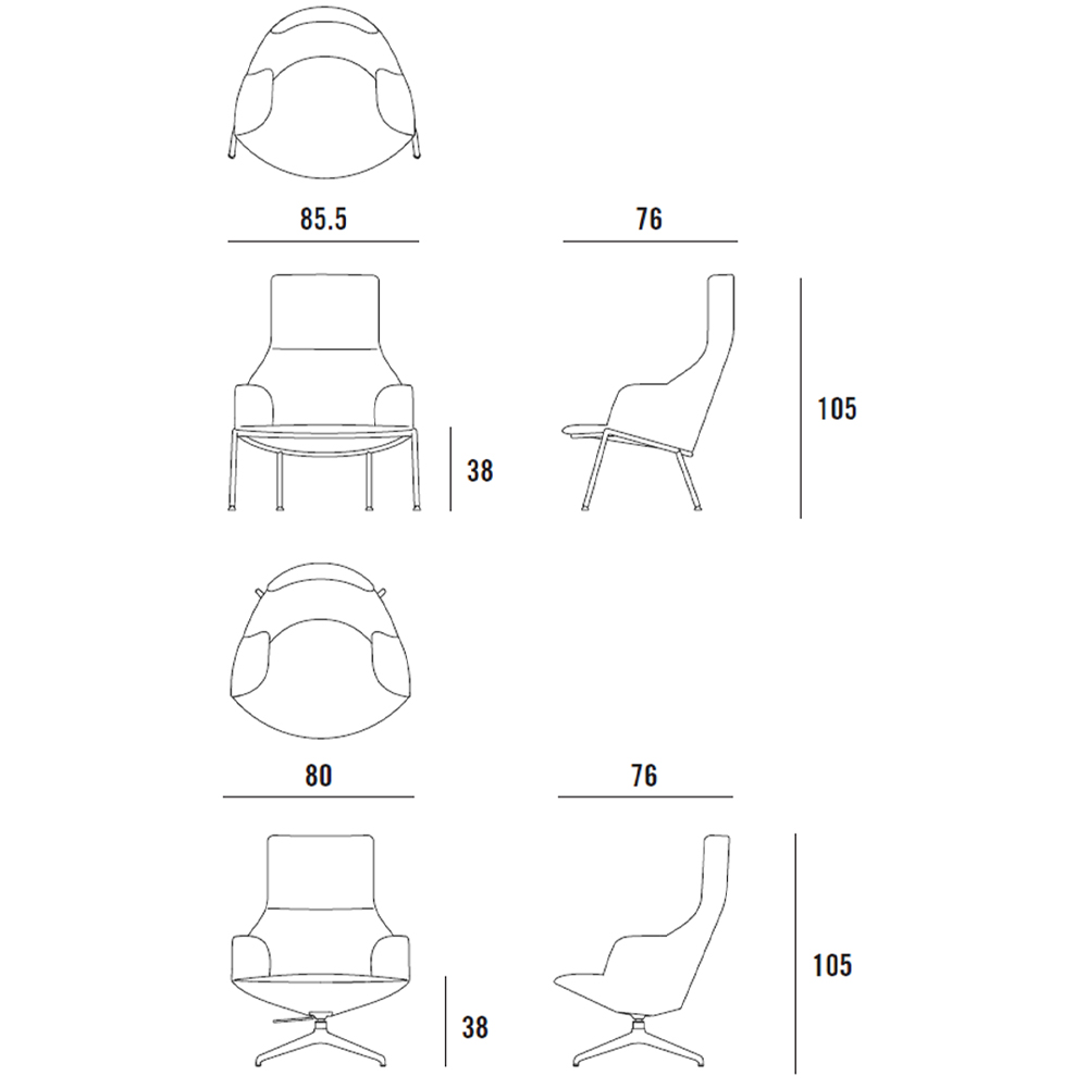 Sillón Circa Highback Bensen