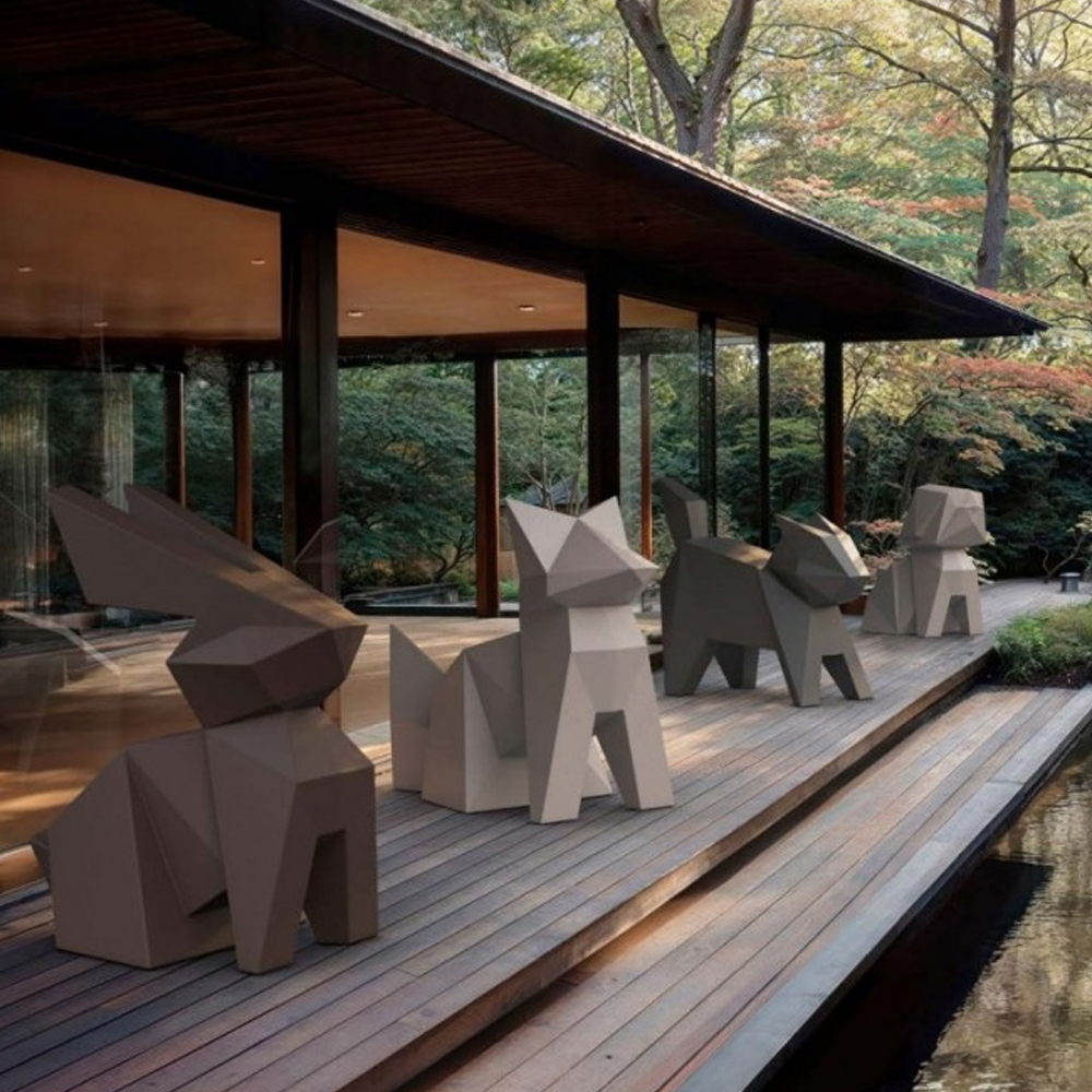 Escultura Origami Neko & Koneko Vondom