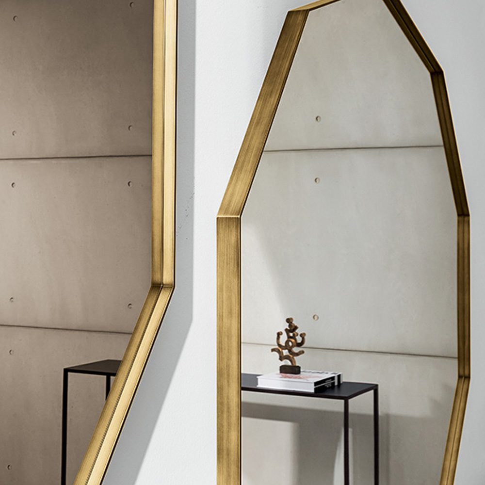 Espejo Visual decagonal Sovet. Espejos de diseño modernos para pared.