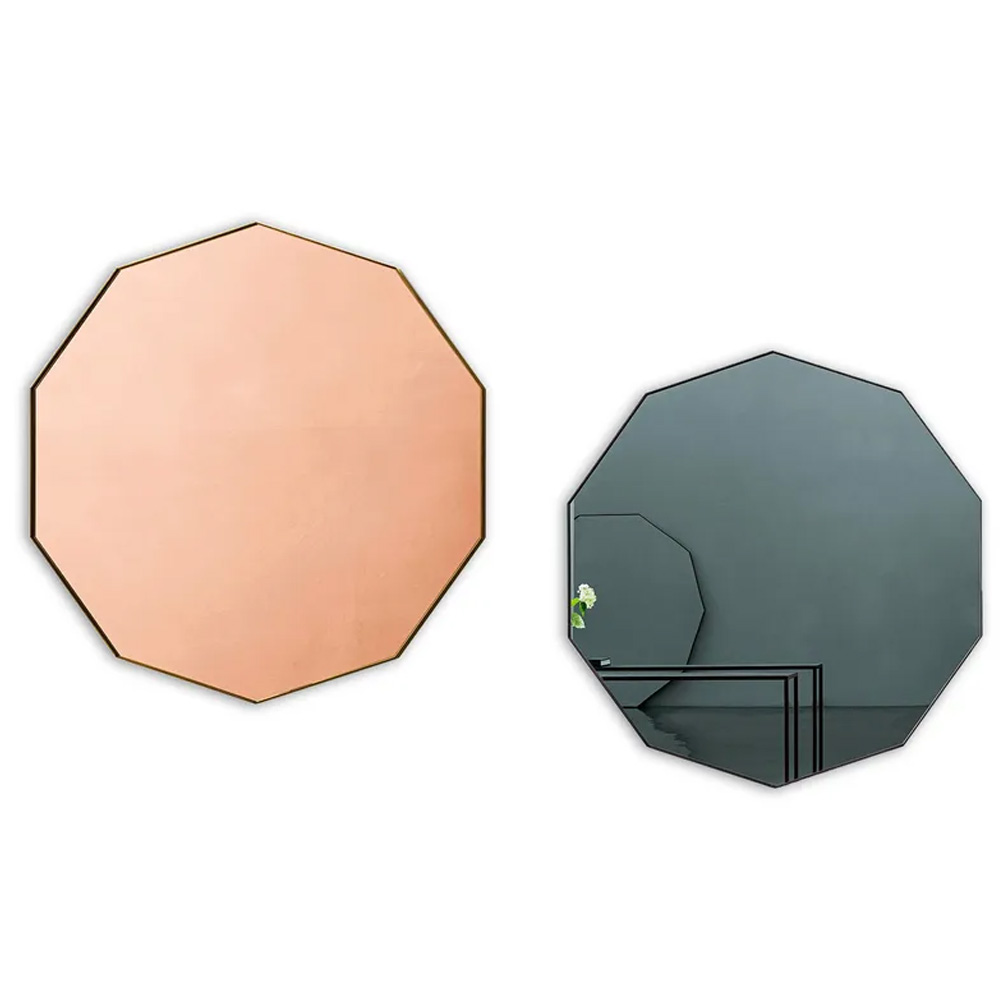 Espejo Visual decagonal Sovet. Espejos de diseño modernos para pared.