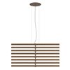 Lámpara suspensión Rhythm Vertical Madera Vibia