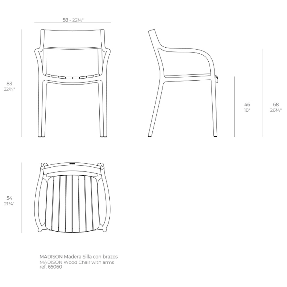 Sillón Madison lamas Vondom