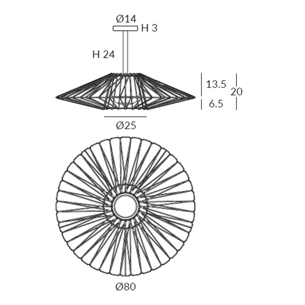 Plafón Bimba outdoor FM Iluminación