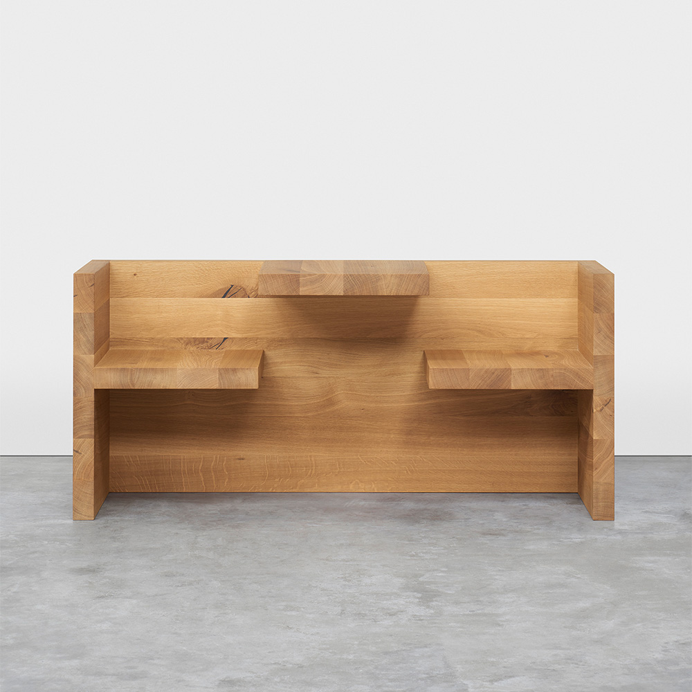 Tafel mesa banco de madera de e15 . Combinación única de banco y mesa.