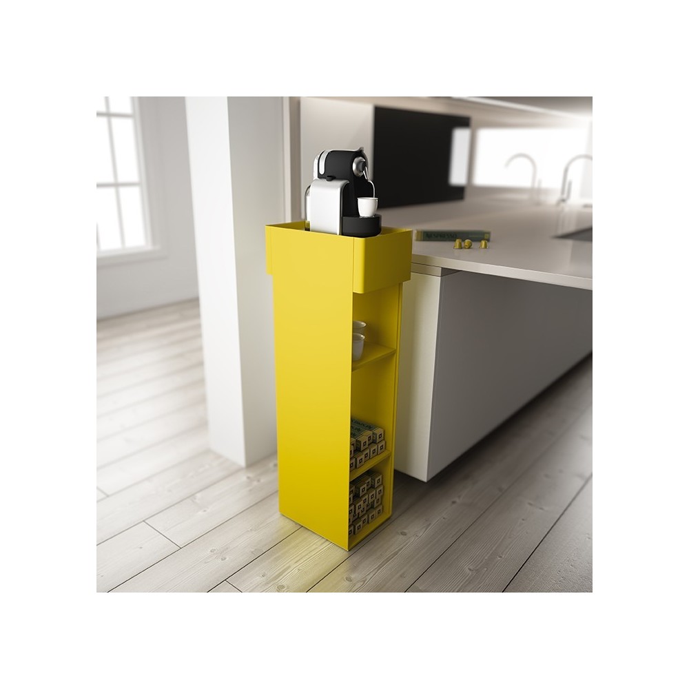 Mueble auxiliar Beside High de Systemtronic. Muebles oficina diseño.