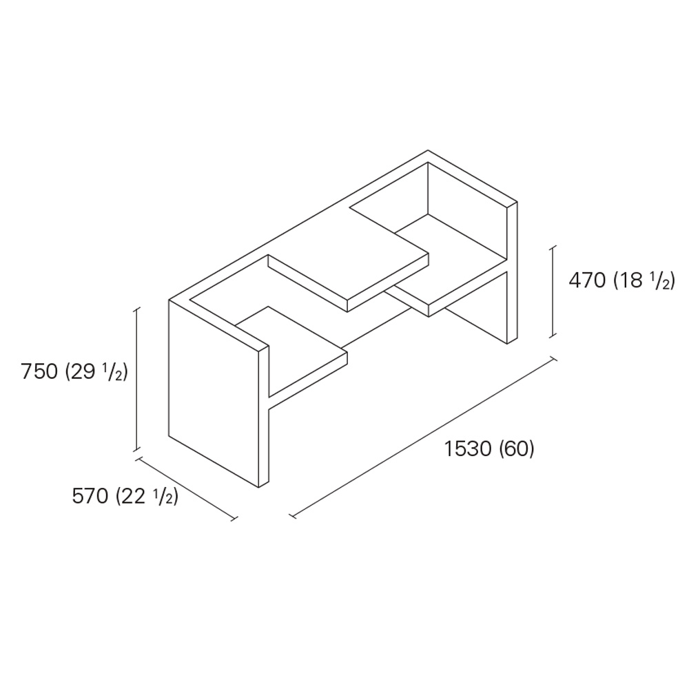 Tafel mesa banco de madera de e15 . Combinación única de banco y mesa.