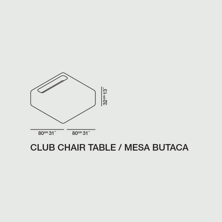 Mesa Butaca de terraza 356 para exterior de Gandia Blasco